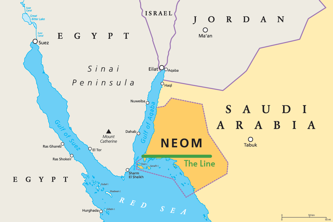 Saudi Arabia begins construction of futuristic 170km linear city in ...