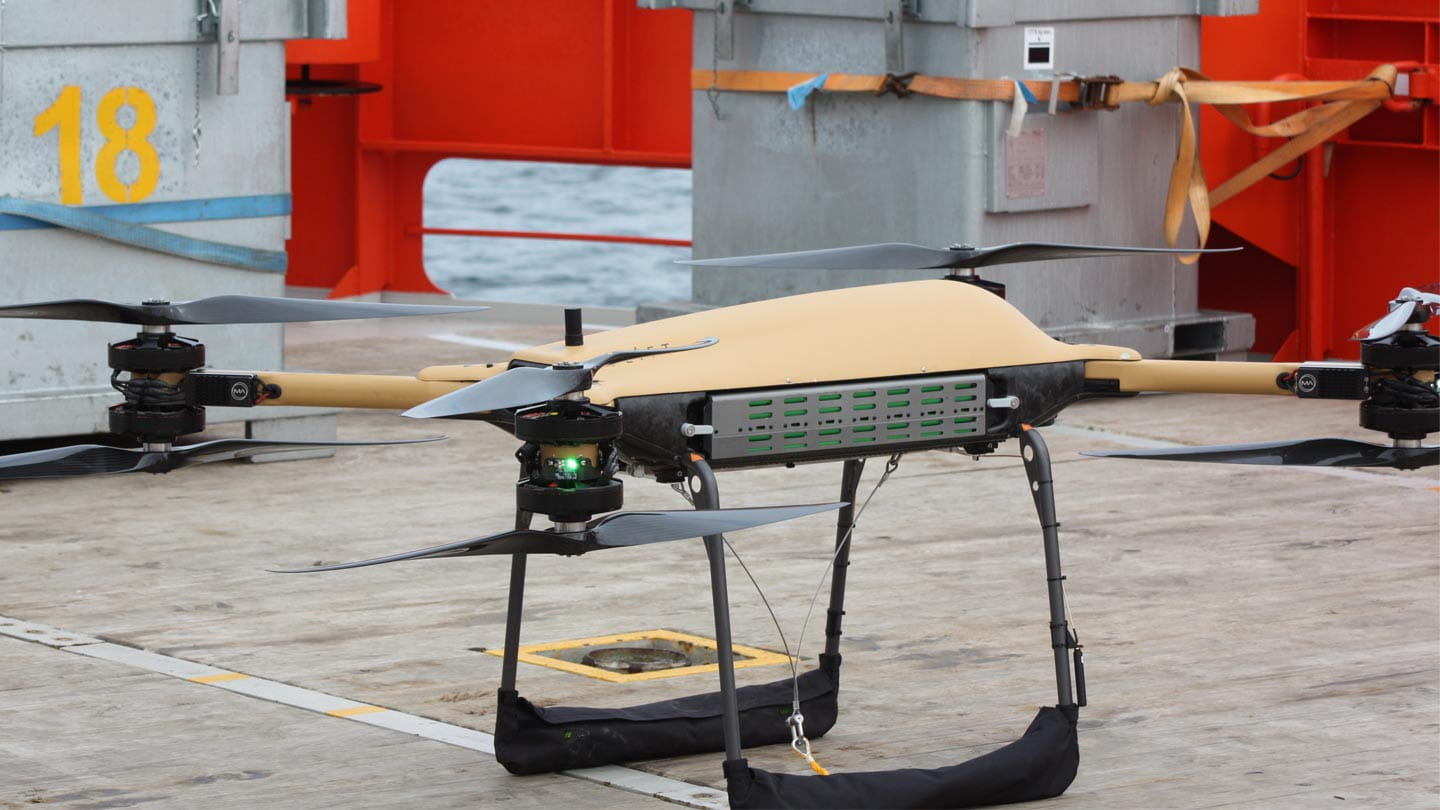 Autonomous drones deliver parts to wind turbines, faster and greener ...
